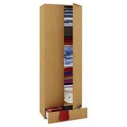 Kleiderschrank Vcm "Kleiderschrank Jugendschrank Vandol Dreht&uuml;ren S", braun (buche), B:70cm T:40cm, Obermaterial: 100% Holz Wood., Schr&auml;nke, Kleiderschrank