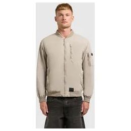 Blouson Khujo "IBE", Herren, Gr. M, bone beige, Web, 100% Nylon, regular fit h&uuml;ftlang, eingesetzt angesetztes B&uuml;ndchen, Jacken Blouson
