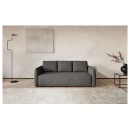 Big-Sofa COTTA "Megasofa, Flow, Breite 222 cm", stone, B:222cm H:89cm T:102cm, 96% POLYESTER (PES) 4% POLYAMID(PA), Sofas, Big-Sofa, wahlweise mit Bettfunktion