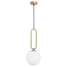 NOVA LUCE H&auml;ngeleuchten "GRUS", gold (goldfarben), 1, &Oslash; 20cm H: 120cm, 1 Stk., Leuchten, Ohne Beleuchtung
