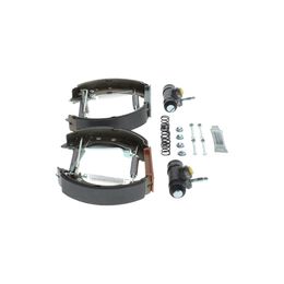 Bosch Bremsbackensatz KIT SUPERPRO 0 204 114 053 hinten rechts links vormontiert 17,46mm f&uuml;r VW 6K0698801A