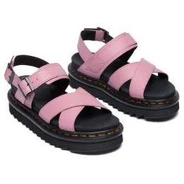 Riemchensandale Dr. Martens "Voss", Damen, Gr. 39, rosa, Glattleder, Schuhe Riemchensandale, Plateausandale, Sandalette, Sommerschuh mit Schnallenverschl&uuml;ssen