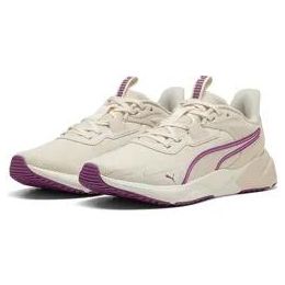 Trainingsschuh Puma "DISPERSE XT 4 KNIT", Damen, Gr. 43, alpine snow, electric orchid, plum wine, Textil, Schuhe, mit atmungsaktivem Strickobermaterial, mit TPU-Fersenklammer