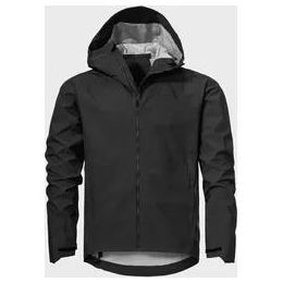 Sch&ouml;ffel Outdoorjacke SCH&Ouml;FFEL "2.5L Jacket Style Tajiva MEN", Herren, Gr. 50, 9990, schwarz, Oberstoff: 100% Polyester; (Membran: Thermoplastisches Polyurethan), regular fit, hoch geschlossener Ausschnitt, Jacken Outdoorjacke