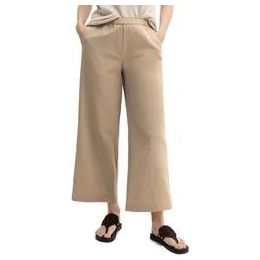 Marc O'Polo Chinohose MARC O'POLO "aus Schurwolle-Mix", Damen, Gr. 46, Normalgr&ouml;&szlig;en, soft mocca, Obermaterial: 53% Polyester, 43% Wolle, 4% Elasthan, unifarben, regular fit kurz, Hosen Chinohose