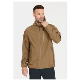 Outdoorjacke WHISTLER "Voyage", Herren, Gr. XXL, braun, grau, 100% Polyester, unifarben, normal, hoch geschlossener Ausschnitt, Jacken Outdoorjacke, Getapte N&auml;hte