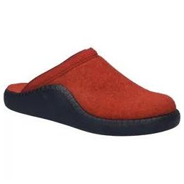 Hausschuh Josef Seibel "Monaco D 05, rot", Damen, Gr. 45, rot, Obermaterial: 100% Textilmaterial TEXMAT., Schuhe Hausschuh