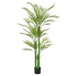 Kunstpalme Creativ green "Arecapalme", gr&uuml;n, H:180cm, Kunststoff, Kunstpflanzen, in toller Gr&ouml;&szlig;e