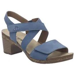 Sandale Josef Seibel "Grace 07, slate blue", Damen, Gr. 38, blau (slate blau), Obermaterial: 100% Rindsleder Leather cow., Schuhe Sandale