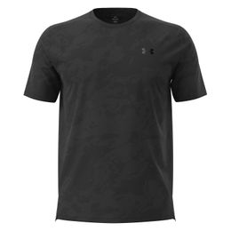 Under Armour T-Shirt Tech Jacquard Black/Anthracite/Castlerock (Gr&ouml;&szlig;e: S)