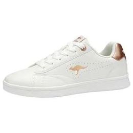 Sneaker Kangaroos "K-TEN ADORE", Damen, Gr. 42, wei&szlig;, rose gold, Synthetik, Schuhe Sneaker