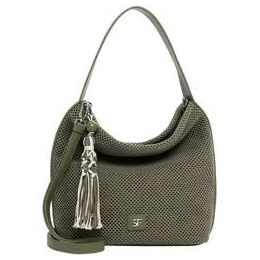 Beuteltasche SURI FREY "Beutel SFY Gitty", Damen, Gr. B/H/T: 33cm x 30cm x 14cm 0, gr&uuml;n (khaki 910), Polyester, Taschen Beuteltasche