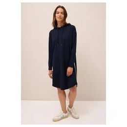 Midikleid Cecil, Damen, Gr. XS36, US-Gr&ouml;&szlig;en, urban dunkelblau, Stoff, 67% Viskose, 28% Nylon, 5% Elasthan, unifarben, normal kniefrei, ohne Ausschnitt, B&uuml;ndchen, Kleider Midikleid, mit Kapuze