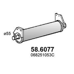 Asso Mittelschalld&auml;mpfer 586077 f&uuml;r VW