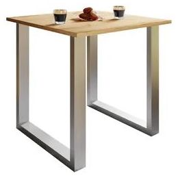 Esstisch Vcm "Premium Holz Esstisch K&uuml;chentisch Xona U 80x50", braun (silber, honig, eiche), B:80cm T:50cm, Tische, Esstisch