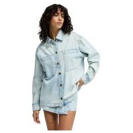 Shirtjacke Billabong "Jade Saltwashed", Damen, Gr. XS, blau misty, Obermaterial: 100% Walkfrottier;, Shirts Shirtjacke