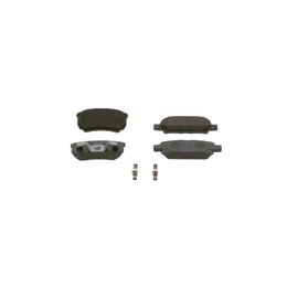 Bosch Bremsbelagsatz, Scheibenbremse 0 986 424 814 hinten rechts links f&uuml;r MITSUBISHI DODGE JEEP CITRO&Euml;N CHRYSLER 4605A558 4605A337 MN116929