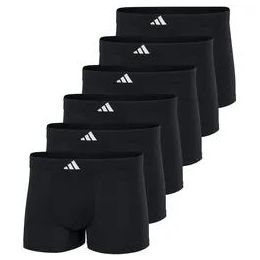 Boxershorts Adidas ORIGINALS "Boxershort Active Micro Tech Trunks 6P 6er Pack", Herren, Gr. L, schwarz, Obermaterial: 93% Polyester PES. 7% Elasthan EL., Unterhosen