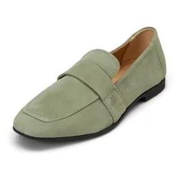 Marc O'Polo Loafer MARC O'POLO "aus weichem Velours-Rindleder", Herren, Gr. 41, calm sage, Obermaterial: 100% Leder (Ziege), unifarben, Schuhe Loafer