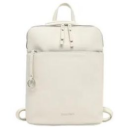 Rucksack SURI FREY "Rucksack SFY Debby", Damen, Gr. B/H/T: 33cm x 31cm x 13cm, beige (ecru 320), Obermaterial: 60% Polyurethan PU. 40% Polyester PES., Rucks&auml;cke Rucksack