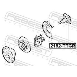 FEBEST Achsk&ouml;rper 2182ttgr Hinterachse f&uuml;r FORD