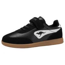 Sneaker Kangaroos "K-LPK BUM EV", Damen, Gr. 39, jet schwarz, wei&szlig;, Synthetik, Schuhe Sneaker
