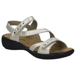 Sandale Josef Seibel "Ibiza 70, gold", Damen, Gr. 43, gold, Obermaterial: 100% Rindsleder Leather cow., Schuhe Sandale