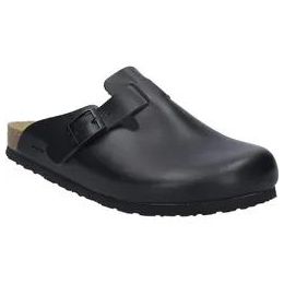 Clog Josef Seibel "Josef 04, schwarz", Herren, Gr. 47, schwarz, Obermaterial: 100% Rindsleder Leather cow., Schuhe Clog
