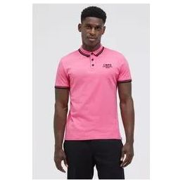 Poloshirt CMPD, Herren, Gr. 4XL, pink, Piqu&eacute;, Material: 100% Baumwolle, bedruckt, figurbetont normal, hoch geschlossener Ausschnitt, eingesetzt B&uuml;ndchen, Shirts, mit Seitenschlitze