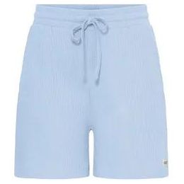 Shorts oxmo "Shorts OXPims", Damen, Gr. S, N-Gr, blau (vista blau), Obermaterial: 57% Baumwolle CO. 43% Polyester PES., Hosen Shorts