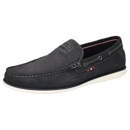 Loafer Lerros, Damen, Gr. 40, navy, Veloursleder, Schuhe Loafer, Slipper, Halbschuh, Mokassin, Schlupfschuh mit Perforation