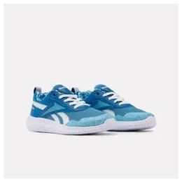 Laufschuh Reebok "RUSH RUNNER 5", Kinder, Gr. 34,5, warpedblau, athleticblau, wei&szlig;, Synthetik, Textil, Schuhe Laufschuh, f&uuml;r Kinder