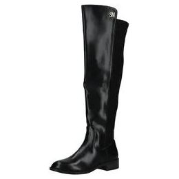 Overkneestiefel Steve Madden "Steve Madden Stiefel Lederimitat/Textil", Damen, Gr. 38, schwarz, Lederimitat, Textil, Schuhe