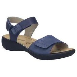 Sandale Josef Seibel "Ibiza 13, dunkelblau", Damen, Gr. 40, blau (dunkelblau), Obermaterial: 100% Rindsleder Leather cow., Schuhe Sandale