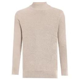 Rollkragenpullover FELIX HARDY "Rollkragenpullover", Herren, Gr. M, beige, 100% Baumwolle, Pullover Rollkragenpullover