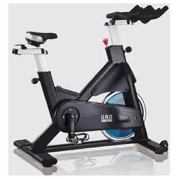 UNO Fitness Speedbike U.N.O. FITNESS "IC 500", schwarz, Heimtrainer, ohne Unterlegmatte, SPD-Klick und K&auml;fig Pedal kombiniert, B:610cm H:1.245cm L:135,5cm