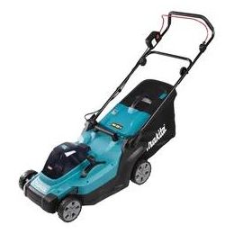 Akkurasenm&auml;her Makita "&raquo;LM004GZ&laquo; 40V max., 43 cm, 50 l, ohne Akku und Ladeger&auml;t", blau (t&uuml;rkis), Rasenm&auml;her, leistungsstark, viel Power und das abgasfrei und besonders leise