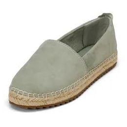 Marc O'Polo Espadrille MARC O'POLO "aus edlem Velours-Ziegenleder", Damen, Gr. 40, calm sage, Obermaterial: 100% Leder (Ziege), unifarben, Schuhe Espadrille