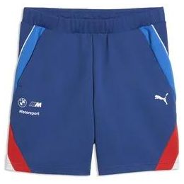 Sporthose Puma "BMW M MOTORSPORT Sportswear Shorts Herren", Herren, Gr. M, Normalgr&ouml;&szlig;en, pro blau m color, Obermaterial: 68% Baumwolle, 32% Polyester. Einsatz: 72% Baumwolle, 28% Polyester. Vorderer Einsatz: 28% Polyester, 72% Baumwolle. Seitentasche &ndash; Oben: 100% Baumwolle. Seitentasche &ndash; Unten: 68% Baumwolle, 32% Polyester, unifarben, regular fit, Hosen Sporthose