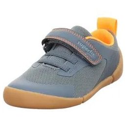 Klettschuh Superfit "VENTO WMS: weit", Kinder, Gr. 29, hellgr&uuml;n, orange, Lederimitat, Textil, Schuhe Klettschuh, Klettschuh, WMS: weit V, Gr&ouml;&szlig;enschablone zum Download
