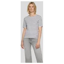 Print-Shirt Rabe "T-Shirt", Damen, Gr. 42, hellgrau, 92%Baumwolle 8%Elasthan, tailliert, Shirts
