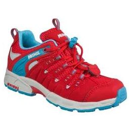 Wanderschuh Meindl "Respond Junior", Kinder, Gr. 38, Normalschaft, rot (rosso, azur), Schuhe Wanderschuh, Robust, flexibel, strapazierf&auml;hig und multifunktionell