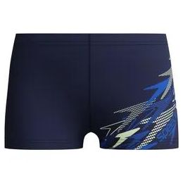Badehose Speedo "Medley Logo Aquashort" Gr. 176, nvy, blu, Badehosen, 176 (170), N-Gr, Obermaterial: 80% Nylon, 20% Elasthan, Badehose, f&uuml;r Kinder und Jugendliche, mit Frontfutter, mit internem Kordelzug