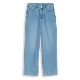 Tapered-fit-Jeans Tom Tailor, Jungen, Gr. 170, N-Gr, used light stone blau denim, Denim/Jeans, Obermaterial: 100% Baumwolle. Futter: 100% Baumwolle, unifarben, relaxed fit lang, Jeans, im Five-Pocket Style