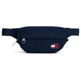 Tommy Hilfiger G&uuml;rteltasche TOMMY JEANS "TJM ESS DAILY CORD BUMBAG", Damen, Gr. B/H/T: 32cm x 13,5cm x 5,5cm, dunkelblau, Textil, Taschen G&uuml;rteltasche, Unisex G&uuml;rteltasche, Minibag mit aufgen&auml;hter Logoflagge