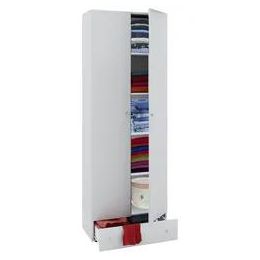 Kleiderschrank Vcm "Kleiderschrank Jugendschrank Vandol Dreht&uuml;ren S", wei&szlig;, B:70cm T:40cm, Obermaterial: 100% Holz Wood., Schr&auml;nke, Kleiderschrank