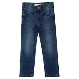 5-Pocket-Jeans STACCATO, Jungen, Gr. 116, N-Gr, mid blau den, Denim/Jeans, Obermaterial: 80% Baumwolle, 19% Polyester, 1% Elasthan, unifarben, schmal lang, Jeans 5-Pocket-Jeans, mit Stretch, for boys