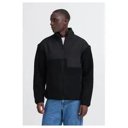 Pl&uuml;schjacke Blend "BHEvon", Herren, Gr. XL, schwarz, Fleece, 100% Polyester, Basic, normal normal, ohne Ausschnitt, elastischer Bund, Jacken, Kuschelige Teddyjacke mit Taschen