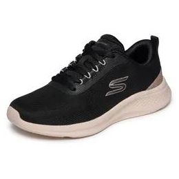 Sneaker Skechers "SKECH-LITE PRO 2.0", Herren, Gr. 40, schwarz, ros&eacute;goldfarben, Textil, Glitzer, Schuhe Sneaker, Schn&uuml;rschuh, Freizeitschuh mit Memory Foam