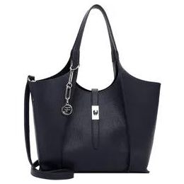 Shopper SURI FREY "Shopper SFY Daggy", Damen, Gr. B/H/T: 40cm x 27cm x 13cm 0, blau (blau 500), Polyurethan, Taschen Shopper